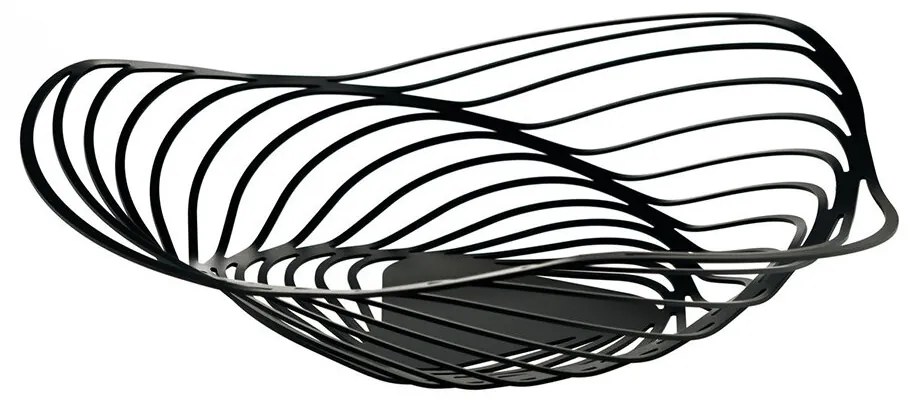 Designová nádoba Trinity B, černá, prům. 43 cm - Alessi
