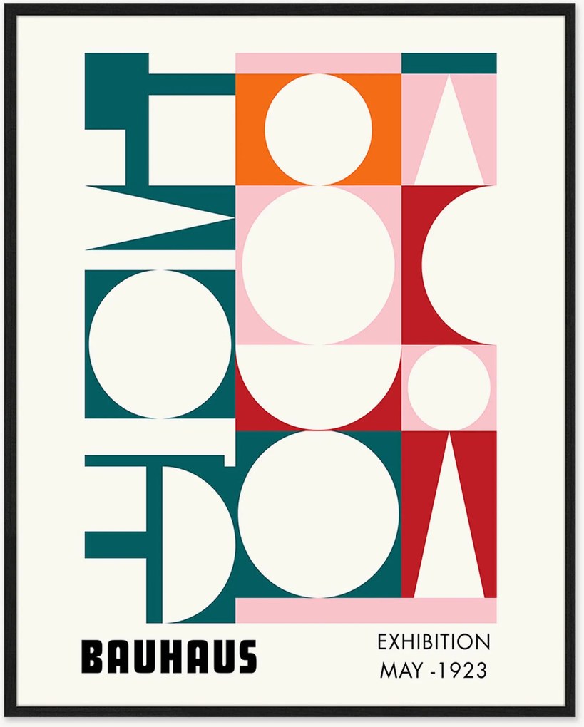 Zarámovaný digitální tisk Bauhaus Exhibition May 1923