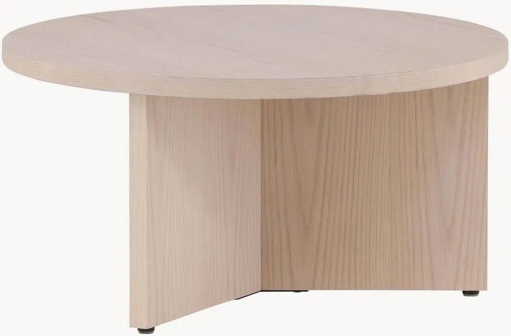 Kulatý konferenční stolek's dřevěným vzhledem Saltö, Ø 85 cm