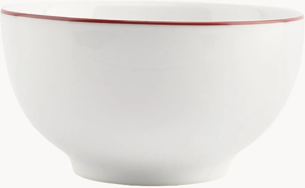 Sada malých porcelánových misek Basic White, 6 dílů