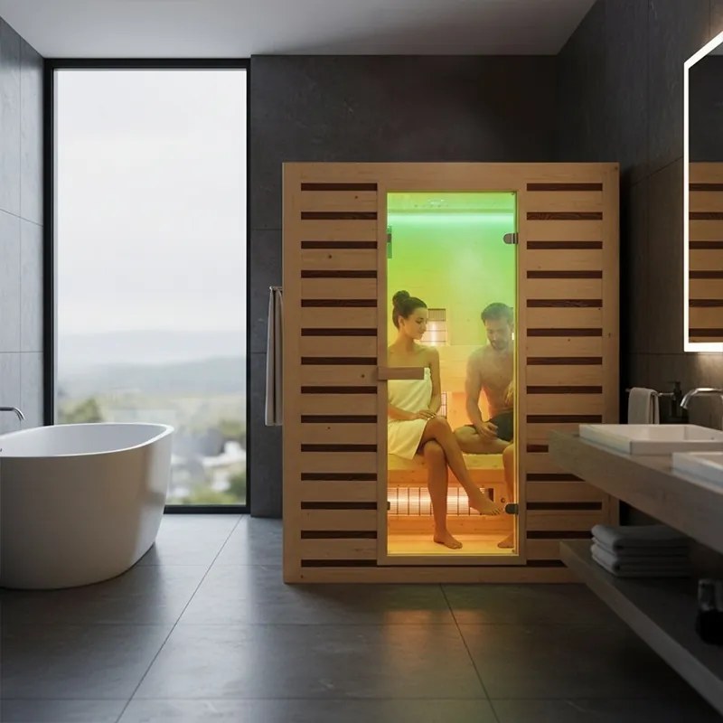 BPS-koupelny Infrasauna Relax HYD-6713 153x110, 2-3 osoby