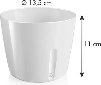 TESCOMA Obal na květináč SENSE, kulatý, zelený