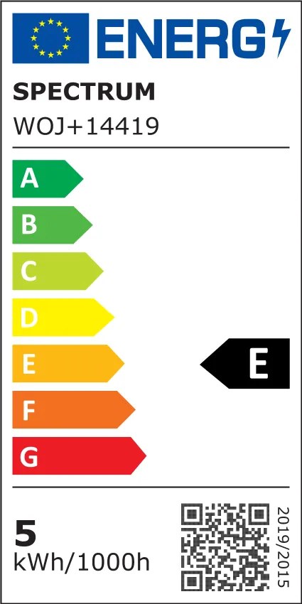 Smart LED žárovka GLS 5W E-27 CCT COG Milky s variabilní barvou světla