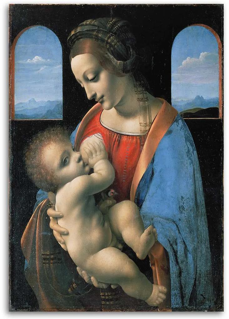 Gario Obraz na plátně Madonna litta - Leonardo da Vinci reprodukce Rozměry: 40 x 60 cm