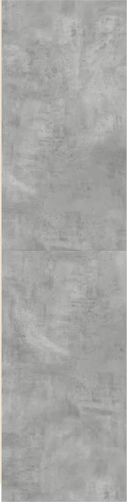 Šatní skříň betonově šedá 100 x 50 x 200 cm dřevotříska 3307804