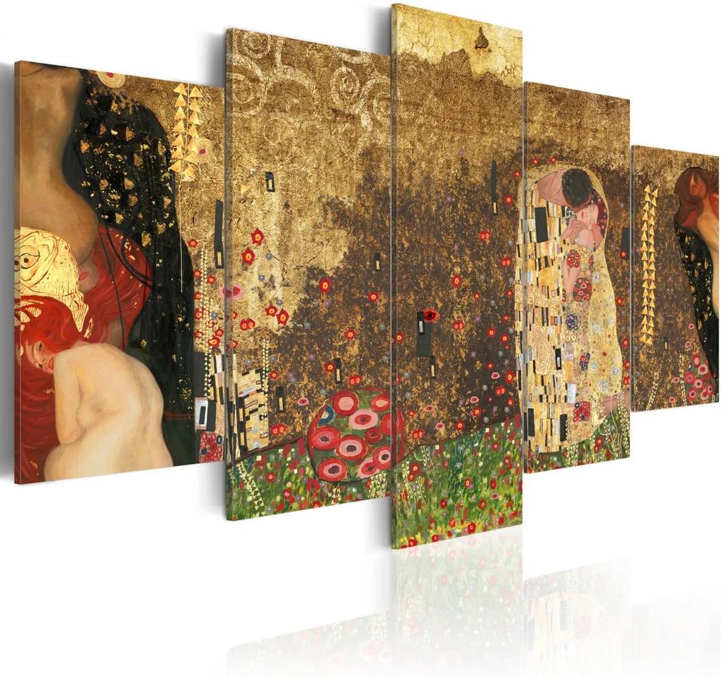 Obraz - Klimt's muses - 100x50