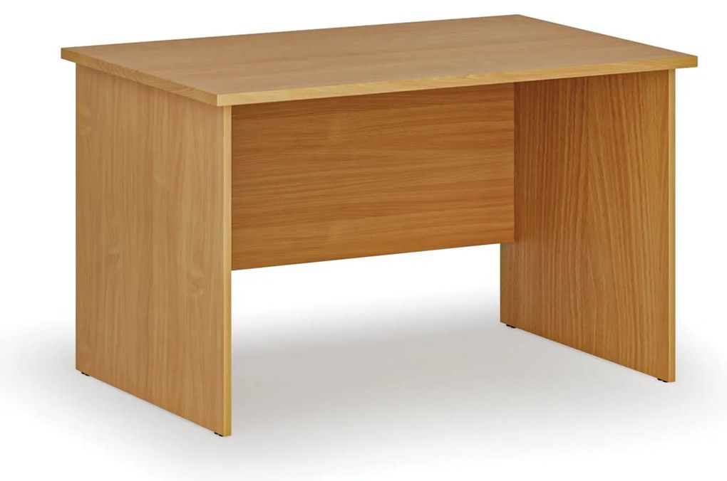 Kancelářský psací stůl PRIMO WOOD, 120x80 cm, buk