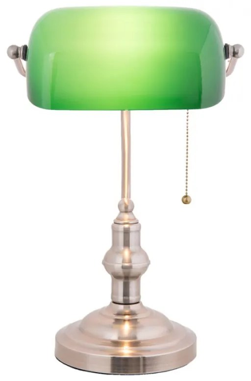 Stolní bankovní lampa GreenBank – 27x17x41 cm