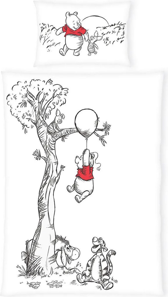 XXXLutz DĚTSKÉ POVLEČENÍ MEDVÍDEK PÚ 100/135 cm Disney - Online Only dětský textil - 003463062401