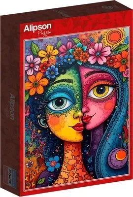 ALIPSON Puzzle Barevné duo / 1500 dílků / 61 × 85 cm