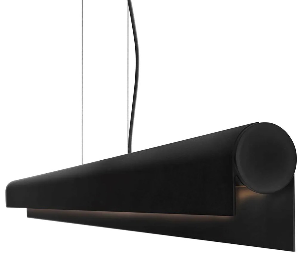 Závěsné osvětlení nad jídelní stůl Q LED, černé Nowodvorski Q LED 8907