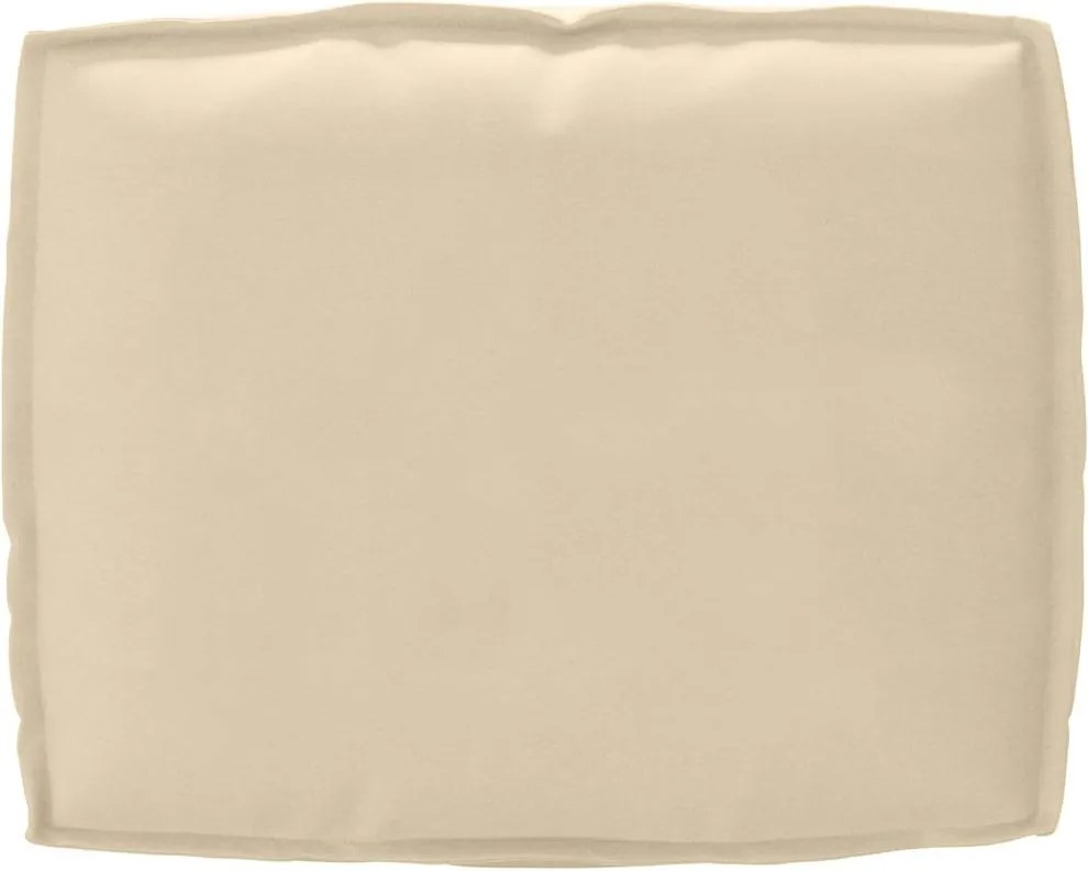 Sada polštářů na paletu Oxford látka Béžová 50 x 50 x 12 cm 3329042