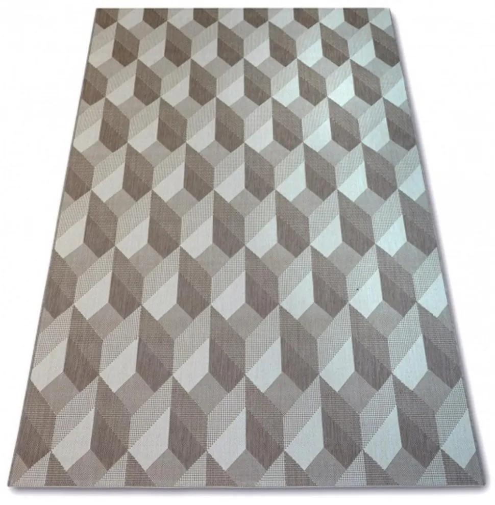 Kusový koberec Kvadrat béžový 140x200cm