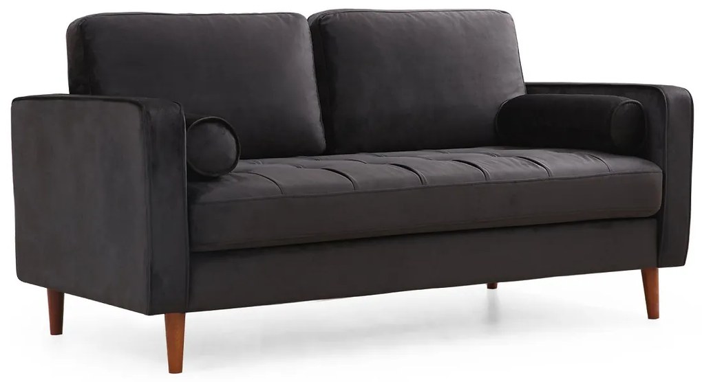Designová sedačka Jarmaine 175 cm černá