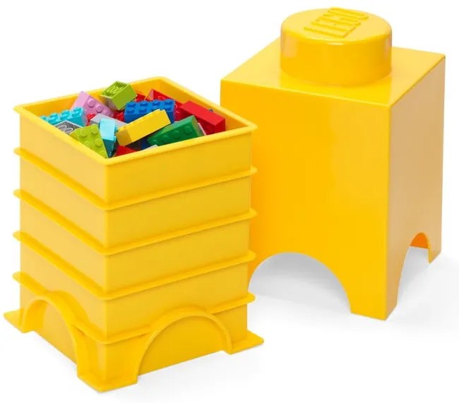 Žlutý úložný box LEGO®