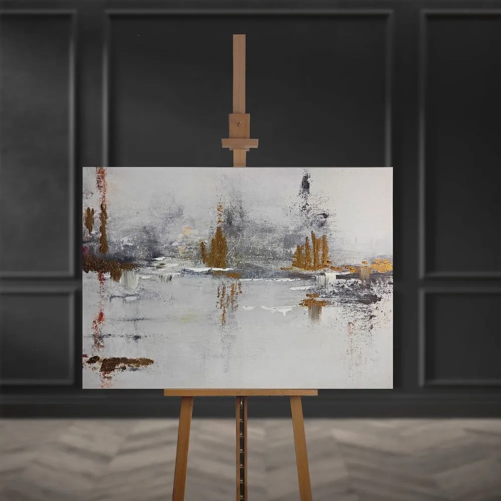 Obraz s ručně malovanými prvky 100x70 cm Horizon – Styler