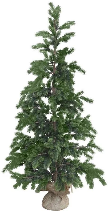 Zelený vánoční stromek v jutě Fleur Fir - 150cm