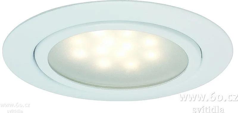 Paulmann 99815 set zápustných LED svítidel do nábytku, 3x1W LED, bílá barva