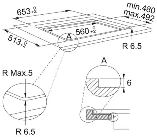 Franke FSM 653 I D BK Indukční varná deska