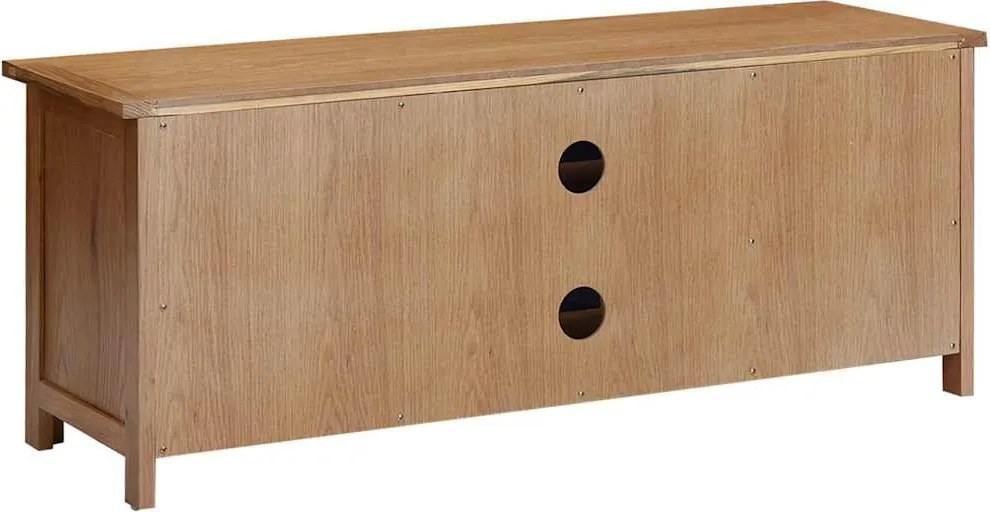 TV stolek 110 x 35 x 44 cm masivní dubové dřevo 327435
