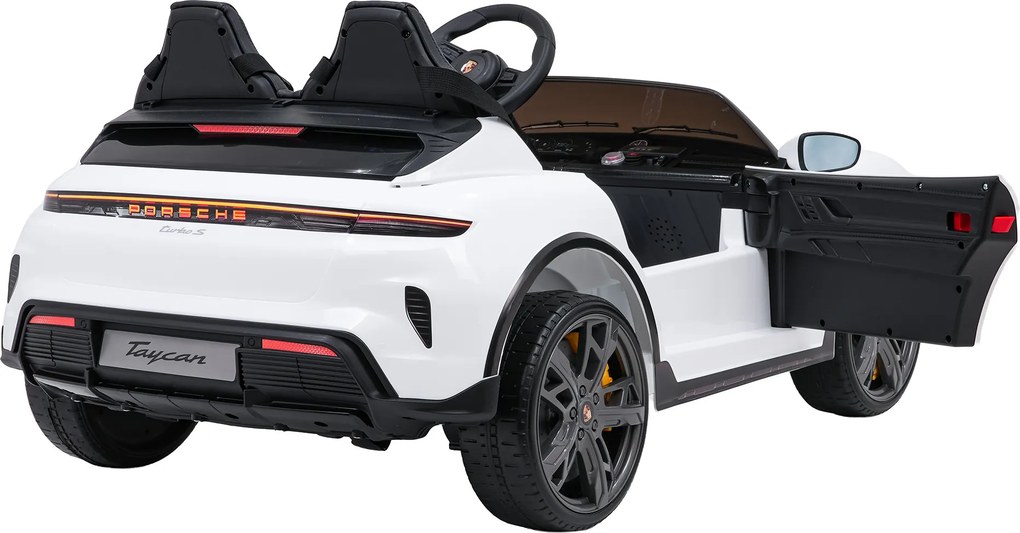Ramiz Porsche Taycan Turbo S bílé autíčko