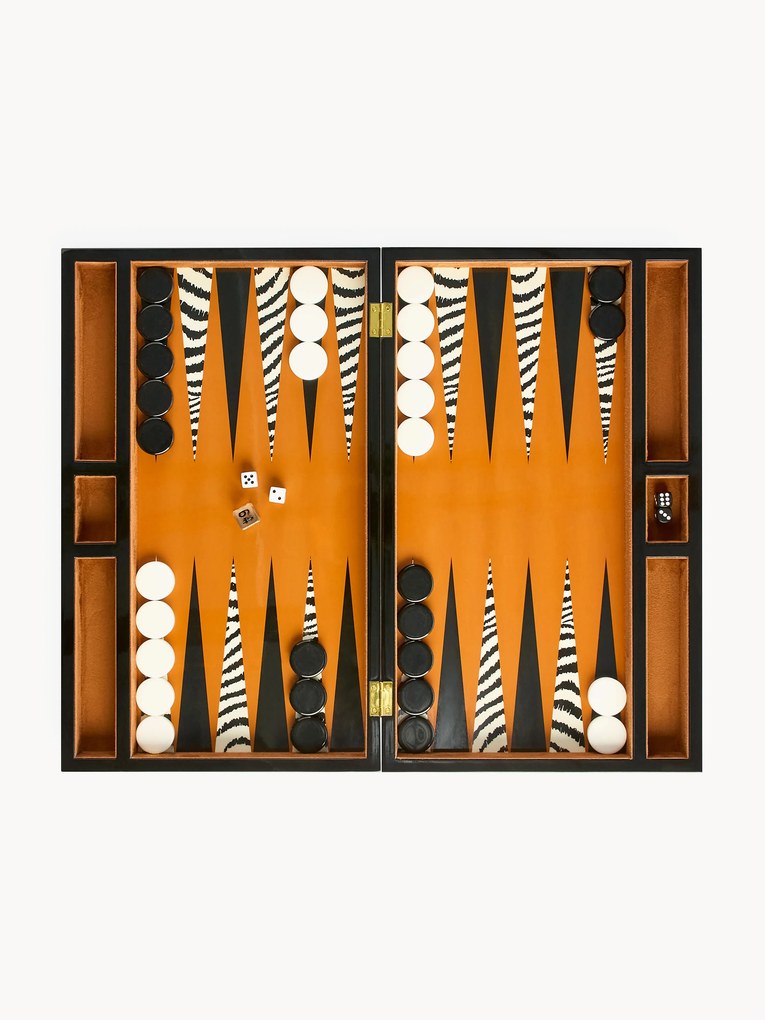 Hra backgammon Zebra