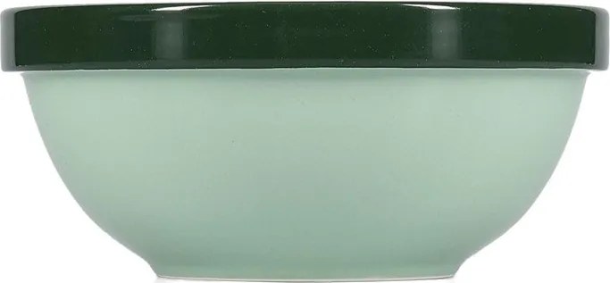 Zelená miska z kameniny 710 ml Duo – ONA