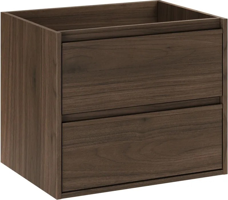 Koupelnová sestava Villa s deskou a zrcadlem 60 cm ořech