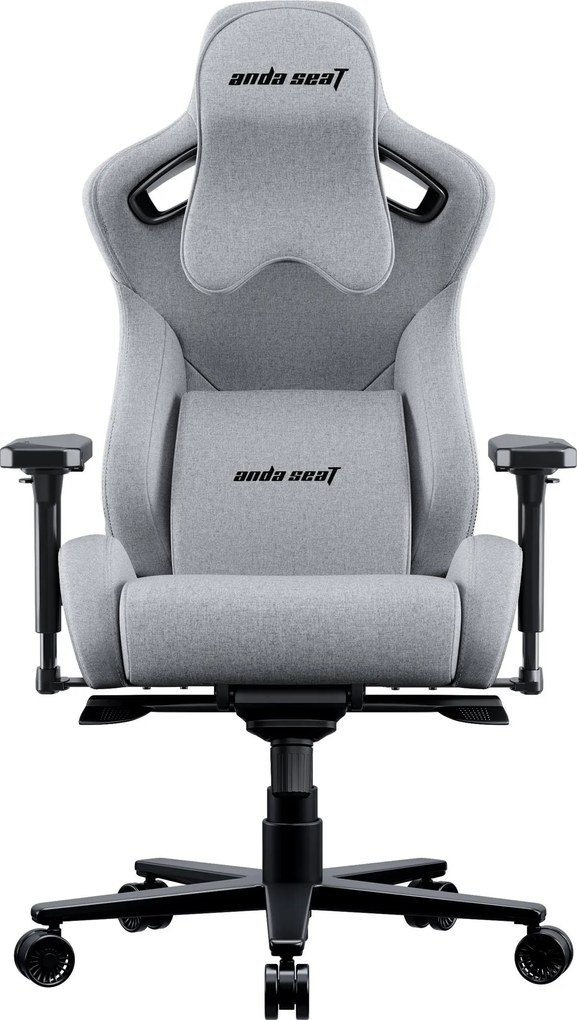Herní židle anda seat kaiser 2 pro premium gaming chair - xl size gray fabric