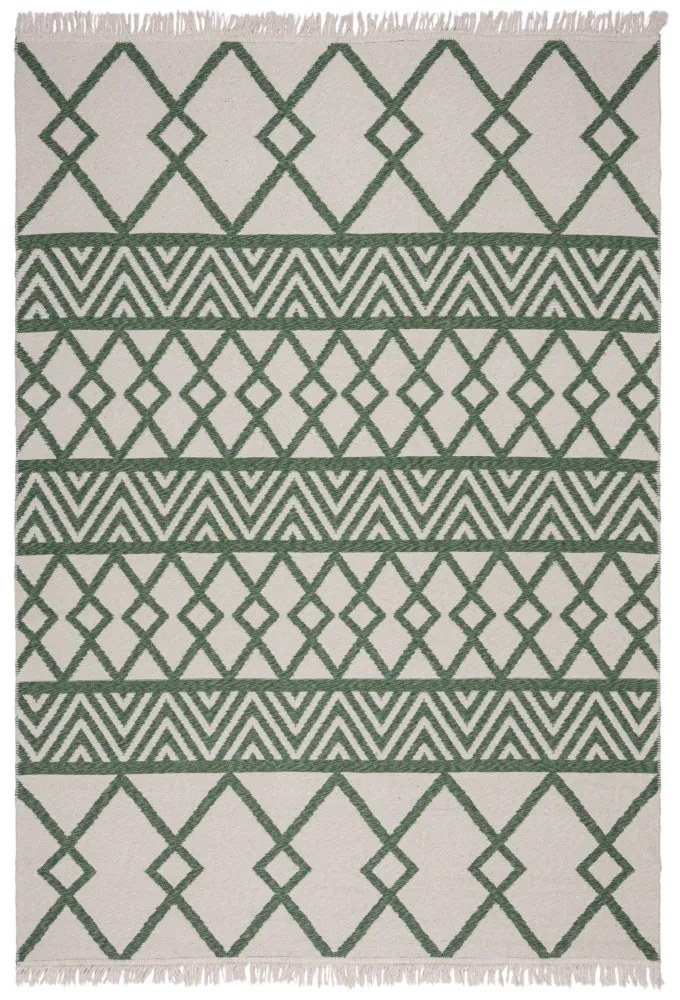 Flair Rugs koberce Kusový koberec Deuce Teo Recycled Rug Green - 160x230 cm