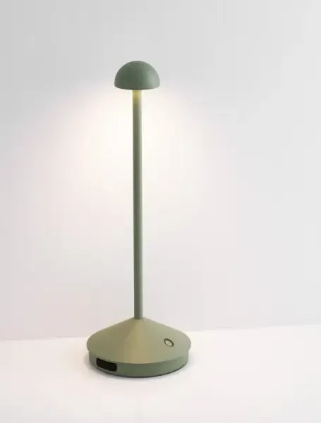 Venkovní stolní lampa Lumo zelená