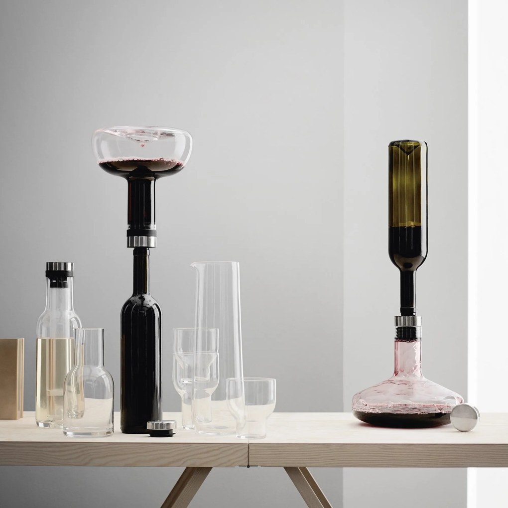 Dekantační karafa Wine Breather Deluxe, Steel – AUDO COPENHAGEN