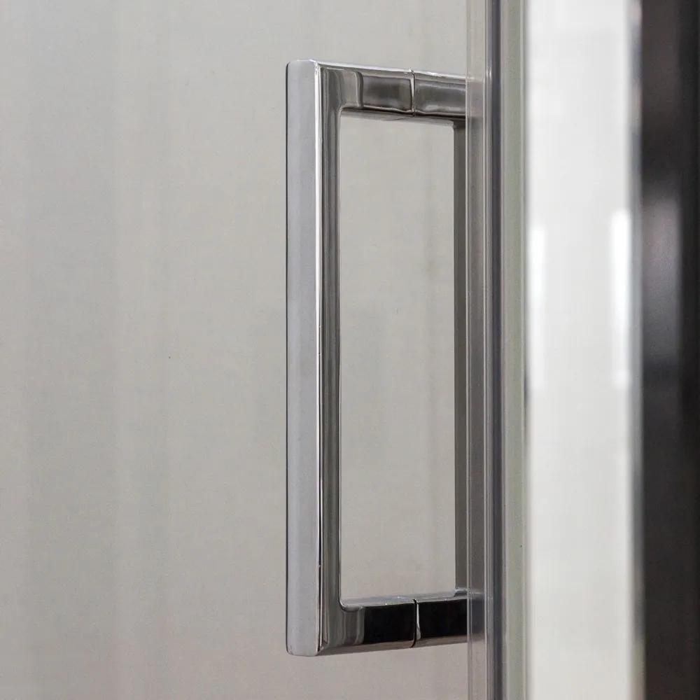 Sprchové dveře posuvné v kombinaci s pevnou stěnou AMB Viz technická specifikace Transparent Brillant AMD2/1500+AMB/800 1500 800 AMD2/1500_AMB/800