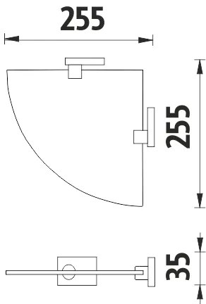 Nimco Rohová police KEIRA - KE 22091RB-26