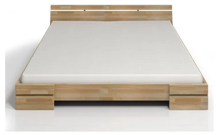 Dvoulůžková postel z bukového dřeva SKANDICA Sparta, 200 x 200 cm