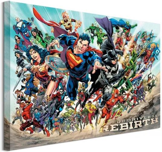 Obraz na plátně DC Comics Liga spravedlivých (Rebirth) 80x60cm WDC99999