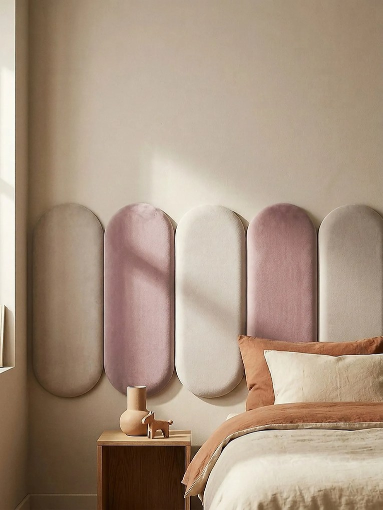 Sinsay - Čalouněné stěnové panely 2 pack - béžová