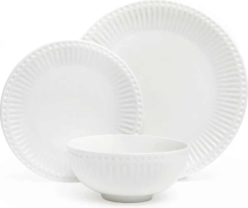 Porcelánová jídelní sada 12 ks pro 4 osoby Purita – Bonami Essentials