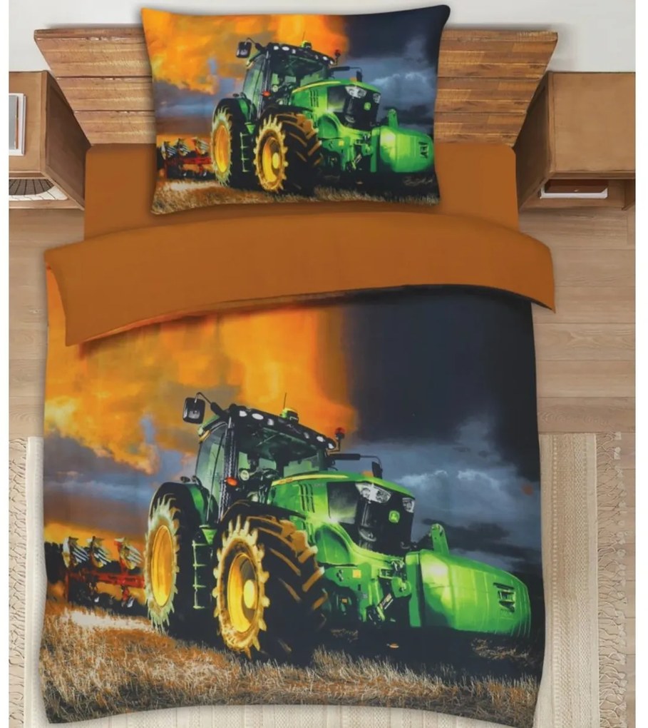 3D povlečení z mikrosaténu TRACTOR FORCE barevné Rozměr povlečení: 70 x 90 cm | 140 x 200 cm