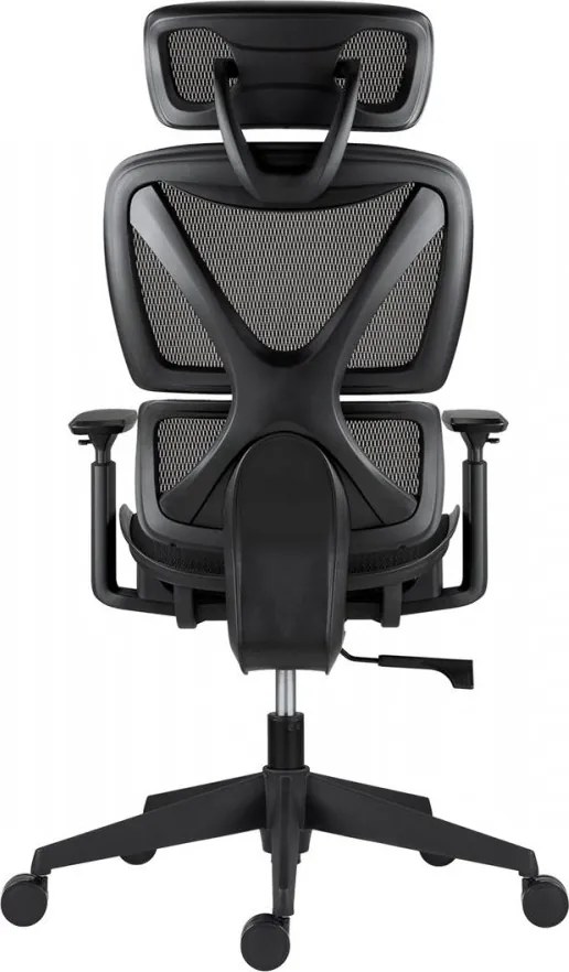 Antares Kancelářská ergonomická židle ESTER — síť, černá, nosnost 130 kg