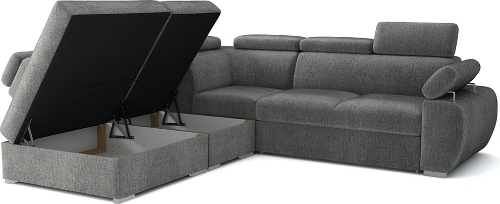 Sedací souprava BASTON | 265x260 cm | rozkládací + úložný prostor | VÝBĚR TKANIN