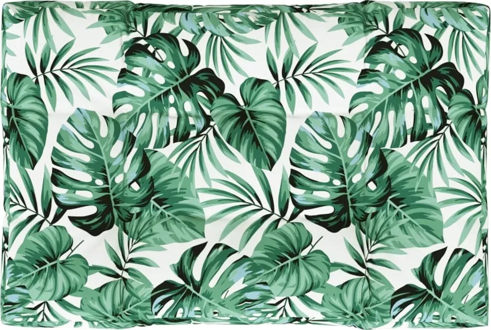 vidaXL Poduška na palety 120 x 80 x 12 cm textil [360521] Barva: Červená