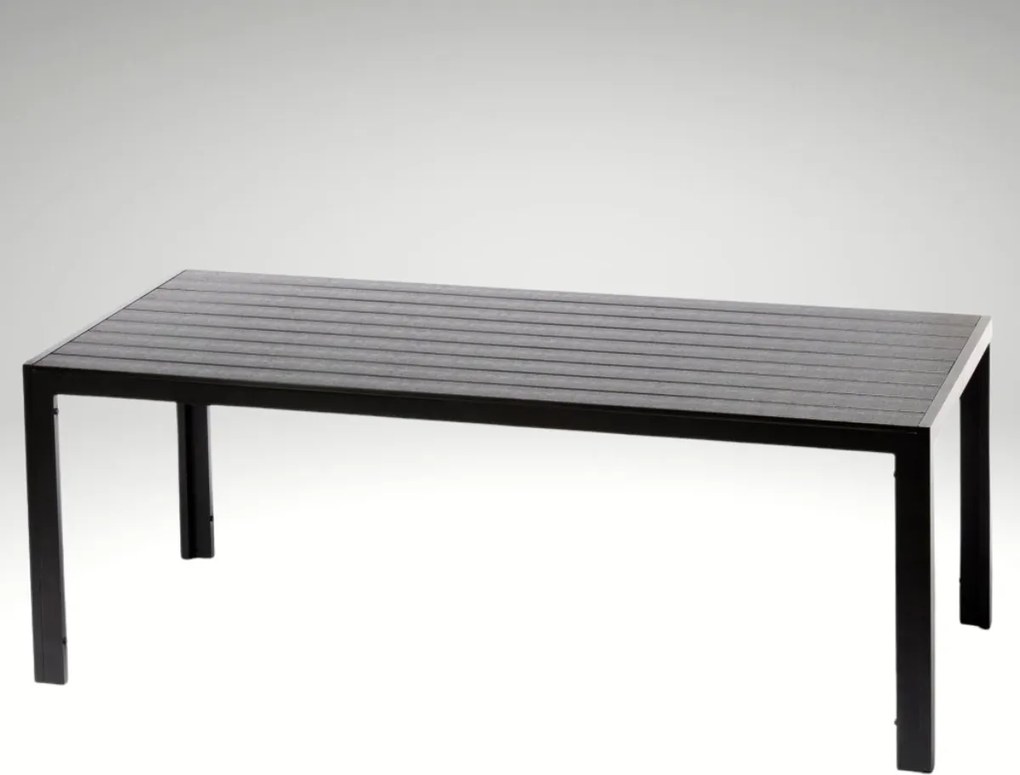 Vikio Zahradní jídelní stůl 190x90cm DT167-190 antracit