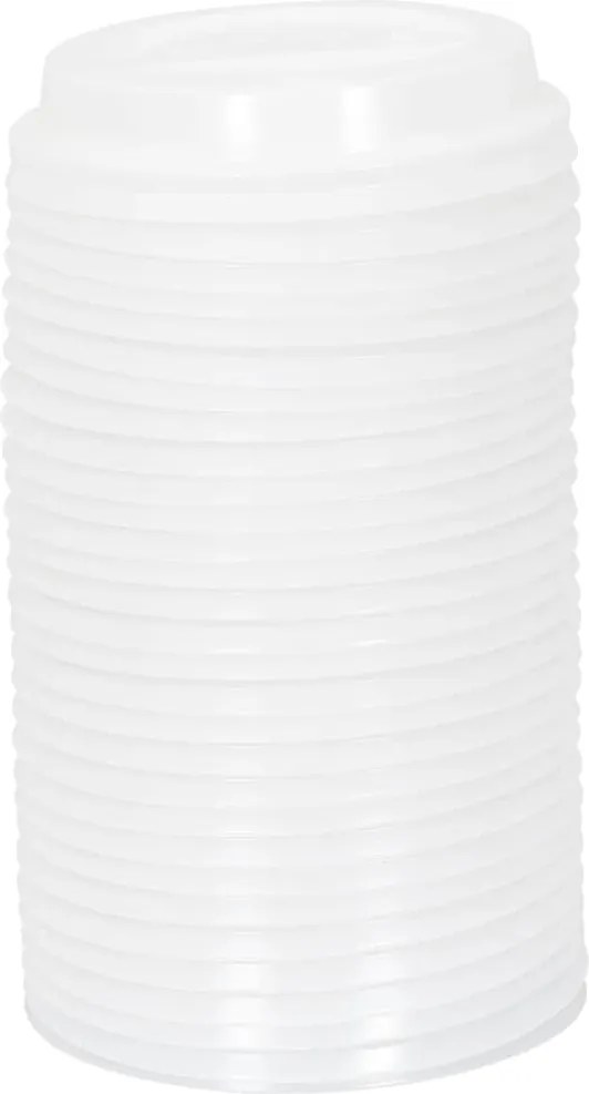 Papírové kelímky na kávu s víčky 1000 pcs 16oz 400ml 3325218