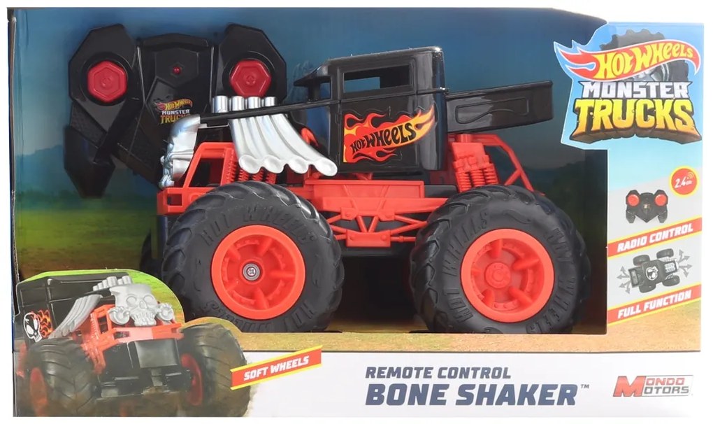 Hot Wheels RC Monsters Trucks Bone Shaker 2,4 GHz