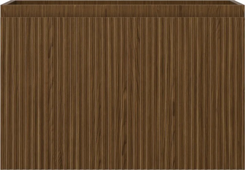 Mexen Rivel, koupelnová skříňka 70 cm, 1 zásuvka, drážkovaná, ořech, 91A20-07047-1-BF86