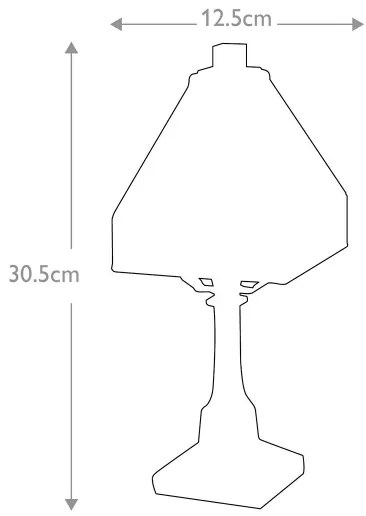 Elstead QZ-HOLMES-TL - Stolní lampa Tiffany HOLMES 1xE14/25W/230V