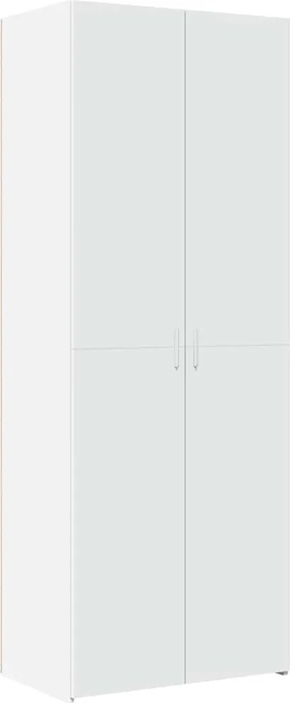 Skříň highboard bílá 70 x 42,5 x 185 cm kompozitní dřevo 3281420