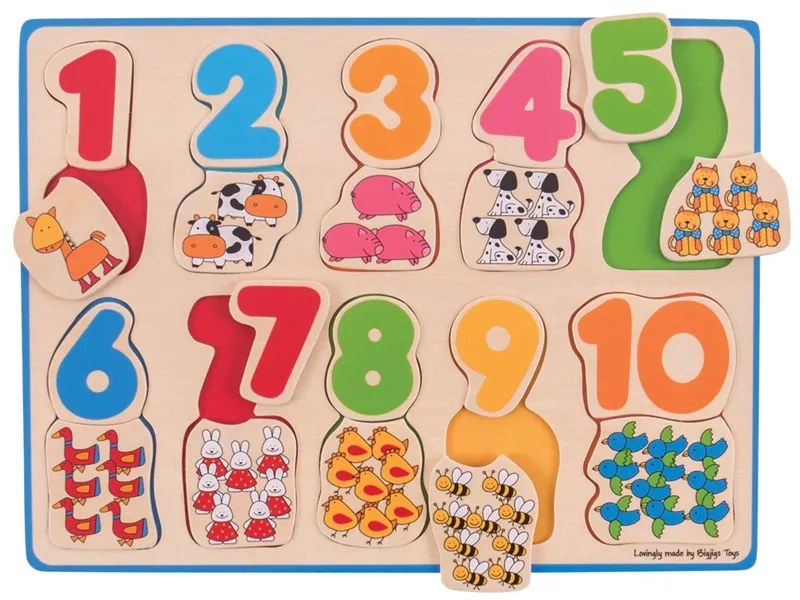 Bigjigs Toys Počítací puzzle 2