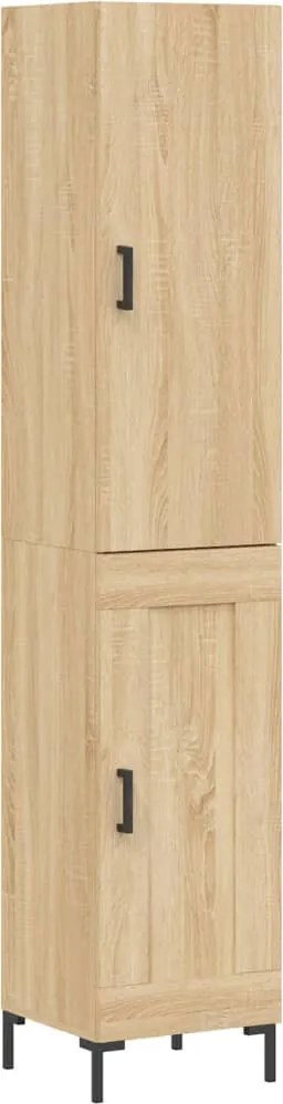 Skříň highboard dub sonoma 34,5 x 34 x 180 cm kompozitní dřevo 3199108